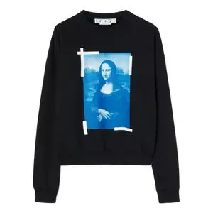 Off-White Mona Lisa Printed Cotton Pullover