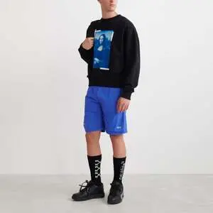Off-White Mona Lisa Printed Cotton Pullover