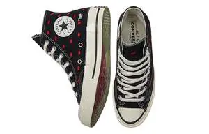 CONVERSE Chuck 70 Embroidered Lips High Top Sneakers