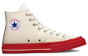 CONVERSE X Comme Des Garçons Play Chuck 70 High Top Sneakers