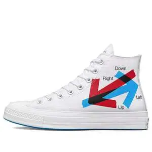 CONVERSE Chuck 70 High Top X Patta X Experimental Jetset "patta Psychogeographic Practice - White/red/blue