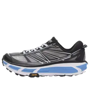 Hoka One One Mafate Speed 2 Athletic Sneakers - Black/white/blue
