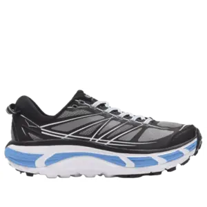 Hoka One One Mafate Speed 2 Athletic Sneakers - Black/white/blue
