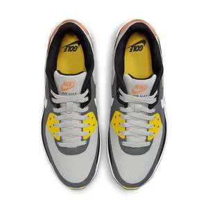 Nike Max 90 Golf Shoes - White/gray/orange