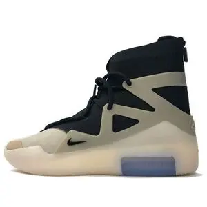 Nike Nike Air Fear Of God 1 "The Question" High Top Sneakers Black/white/grey