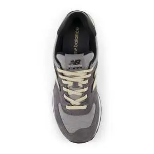 NEW BALANCE 574 Athletic Sneakers - Dark Grey/brown
