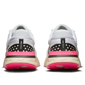 Nike React Infinity Run Flyknit 3 - White/pearl White/hyper Pink