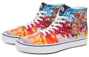 VANS One Piece X Sk8-hi "punk Hazard" High Top Sneakers