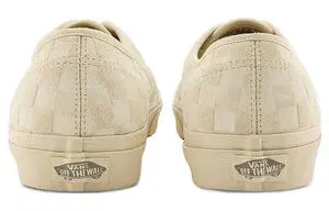 VANS Authentic Mono Checkerboard Sneakers - Beige/white
