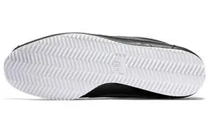 Nike Classic Cortez Leather Low Top Sneakers - Black/dark Grey