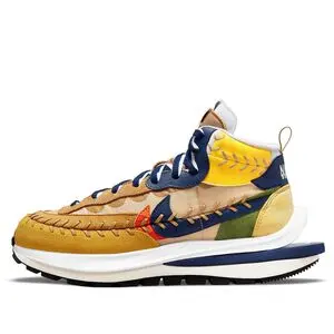 Nike X Sacai X Jean Paul Gaultier Vaporwaffle "sesame" Sneakers - Sesame/blue Void/white