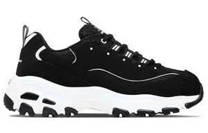 Sketchers D'lites 1.0 Lace-up Sneakers - Black