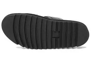 Dr. Martens Myles Brando Leather Buckled Platform Sandals