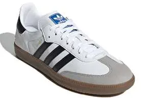 Adidas Samba Vegan Low Top Sneakers - Cloud White/core Black/gum