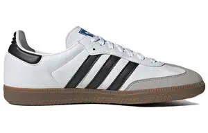 Adidas Samba Vegan Low Top Sneakers - Cloud White/core Black/gum