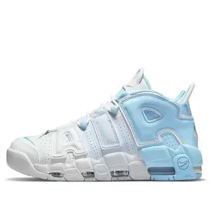 Nike Nike Air More Uptempo High Top Sneakers White/light Blue