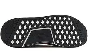 Adidas Nmd_r1 Primeknit "tri Color" Sneakers - Core Black/red/white