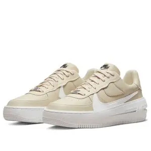 Nike Force 1 Plt.af.orm "fossil" Low Top Sneakers - Khaki/white