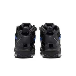 Nike Zoom Lebron 3 Retro 'barbershop' Mid Top Sneakers - Black/red/blue