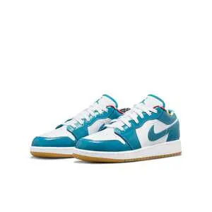 JORDAN 1 Low Se "barcelona" Sneakers - Blue/white