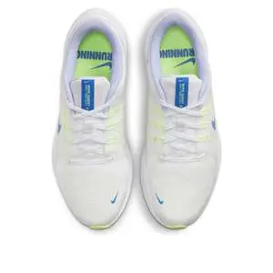 Nike Quest 4 Athletic Sneakers - White/blue/yellow