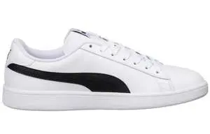 PUMA Smash V2 Low Top Sneakers - White/black