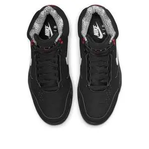 Nike Flight Lite Mid Sneakers - Black/white/varsity Red