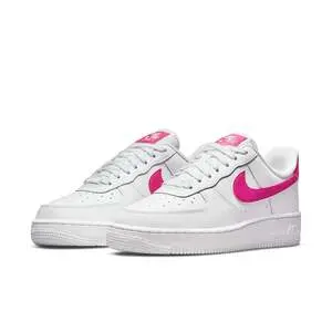 Nike Force 1 '07 Low Top Sneakers - White/pink