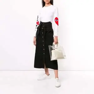 Play Comme Des Garcon Long Sleeve With Graphic Detail