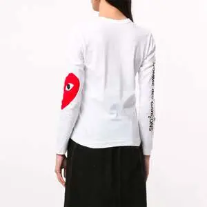 Play Comme Des Garcon Long Sleeve With Graphic Detail