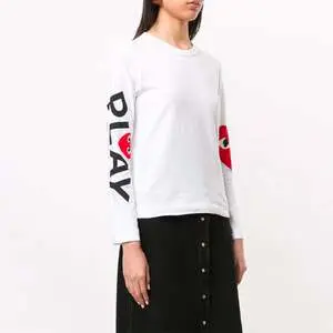 Play Comme Des Garcon Long Sleeve With Graphic Detail