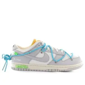 Nike X Off-white Dunk Low "lot 02 Of 50" Sneakers - Gray/white