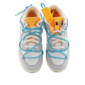 Nike X Off-white Dunk Low "lot 02 Of 50" Sneakers - Gray/white