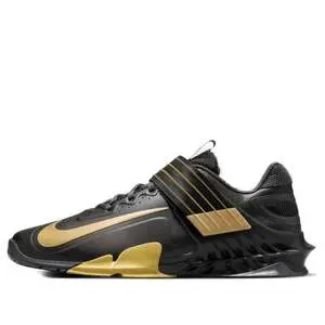 Nike Savaleos "black Gold" Athletic Sneakers - Black/gold