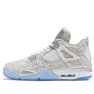 JORDAN Air 4 Retro Laser - White/chrome-metallic Silver