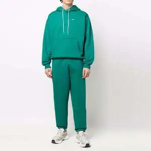 Nike Logo Embroidered Casual Solid Color Sports Pants/trousers/joggers Green - Multi-color