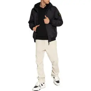 Stone Island Garment Dyed Crinkle Reps Ny Jacket - Black