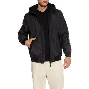 Stone Island Garment Dyed Crinkle Reps Ny Jacket - Black