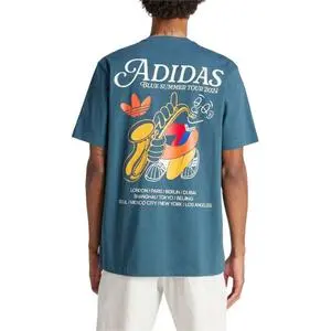 Adidas Fire Trefoil Graphic T-shirt Asia Sizing