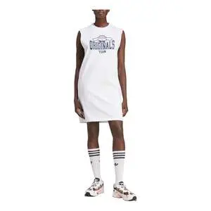 Adidas Originals X Hello Kitty Cinnamoroll Graphic Tank Dress - White