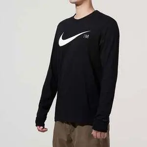 Nike Long Sleeve Sports Pullover With Large Logo