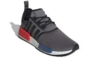 Adidas Nmd_r1 'grey Og' Sneakers - Black/gray/red