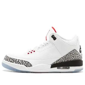 JORDAN Jordan Air Jordan 3 Retro NRG 'Free Throw Line' Sneakers White/fire Red/cement Grey