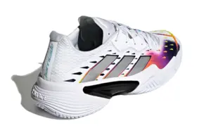 Adidas Barricade Tennis Shoes - White/silver/black