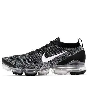 Nike Vapormax Flyknit 3 Sneakers - Black/white/metallic Silver