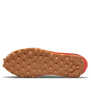 Nike X Sacai X Clot Ldwaffle "net Orange Blaze" Sneakers - Creamwhite/orange