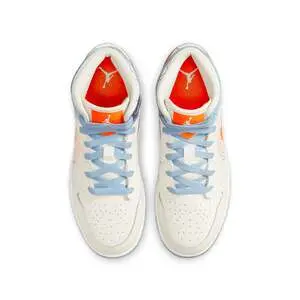 JORDAN 1 Mid Se 'stitch - White/orange