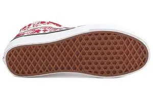 VANS Sk8-hi 'off The Wall' High Top Sneakers - Red/white