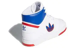Adidas Originals Drop Step Xl High Top Sneakers - White/blue