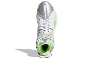 Adidas Posterize Mid Top Basketball Sneakers - Grey/green